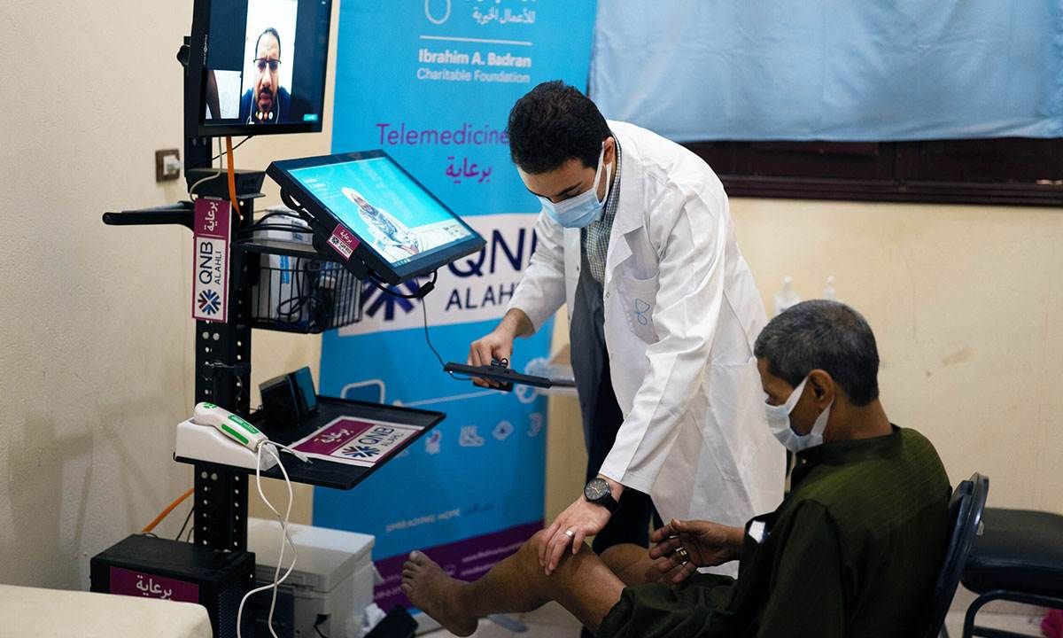 QNB Alahli Telemedicine Machine Sponsorship - Ibrahim A. Badran ...